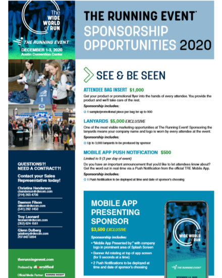 Why Exhibit? - The Running Event